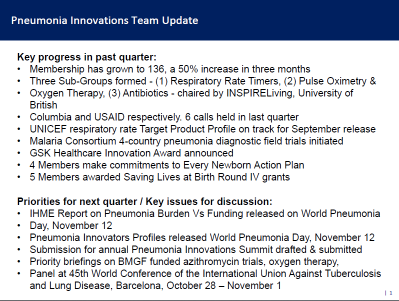 Overview of the iCCM of Childhood illness Task Force - Greenslade ...