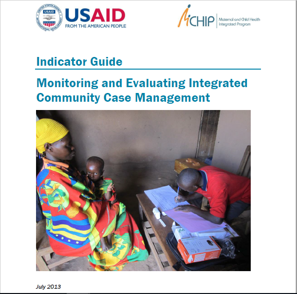 iCCM Indicators Guide (USAID-MCHIP 2013) | Child Health Task Force