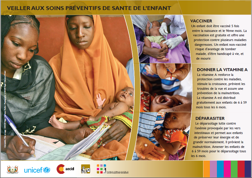 Poster on Child Healthcare in Niger - (UNICEF) | Child Health Task Force