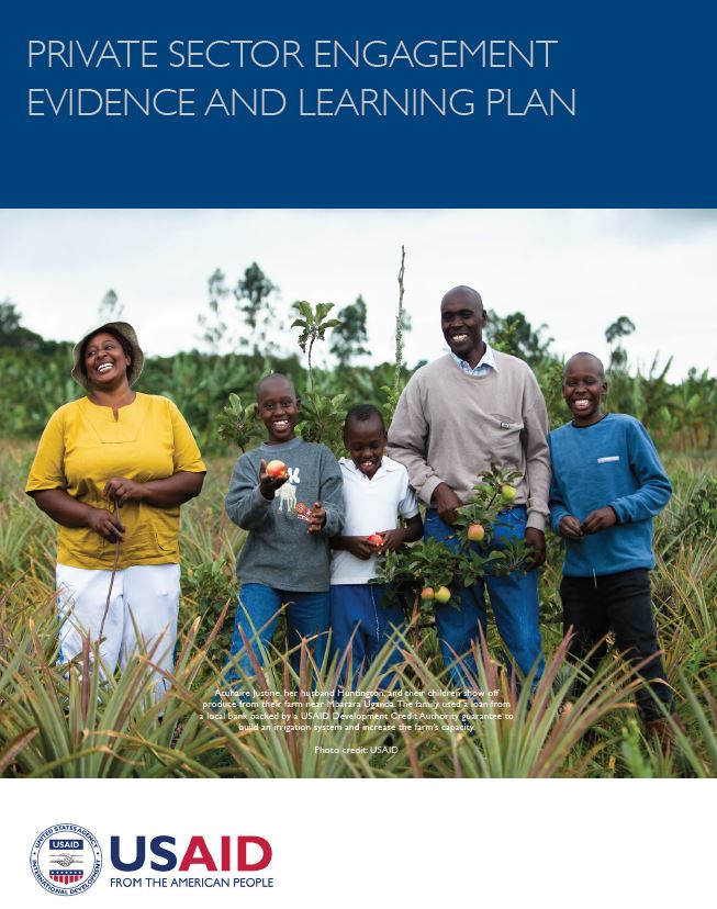 PSE Evidence and Learning Plan (USAID) - PSE Subgroup Meeting - August ...