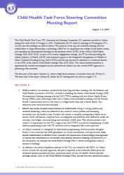 Homepage | Child Health Task Force